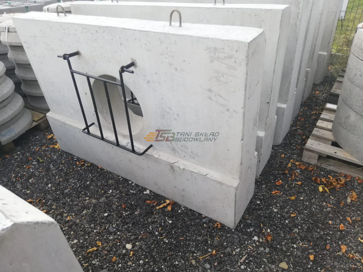 KPED 03.95 Ścianka czołowa DN300/400 (otwór fi400) - WYPRZEDAŻ (Czestków A)