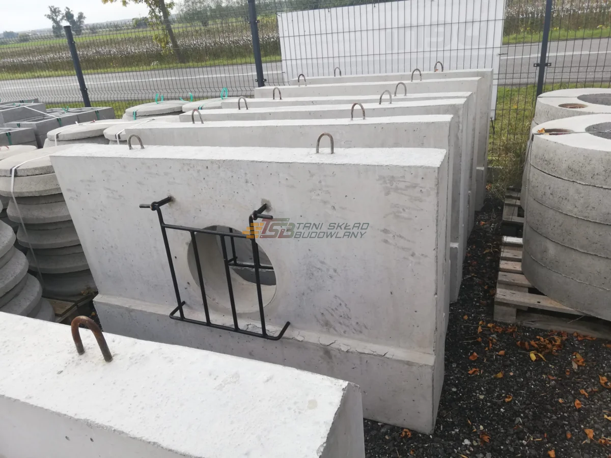 KPED 03.95 Ścianka czołowa DN300/400 (otwór fi400) - WYPRZEDAŻ (Czestków A)